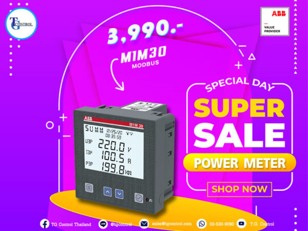 Power meter ABB M1M30 Modbus – T.G. CONTROL CO., LTD. – ตัวแทนจำหน่าย ...